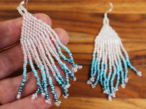Beautiful Seed Bead Earring Pattern Plus Free DIY Tutorial - Hands That ...