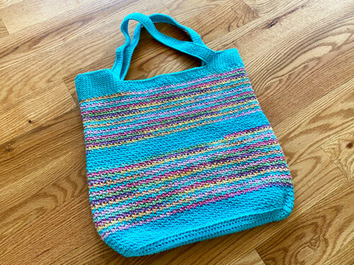 Free Crochet Tote Bag Pattern: Beginner Tutorial - Hands That Bless
