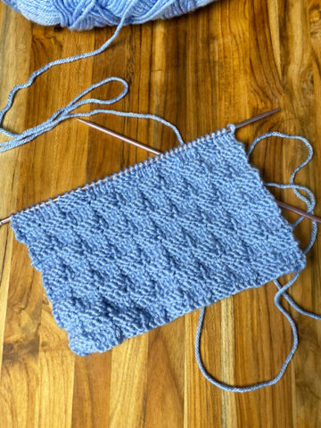 How To Basketweave Stitch Knit for Beginners - Hands That Bless