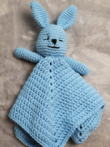 Free Crochet Baby Lovey Blanket Pattern Tutorial - Hands That Bless