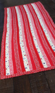 Free Jelly Roll Table Runner Rug Pattern - Hands That Bless