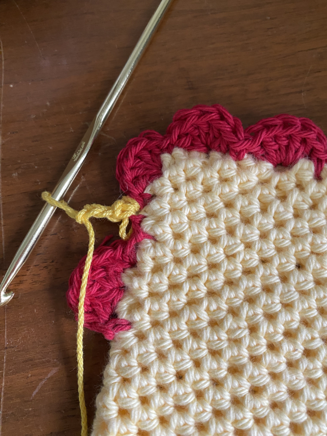 Farmhouse Chicken Crochet Potholder Pattern - Hands That Bless