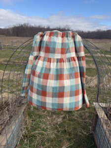 Gathered Skirt With Elastic Waist Sewing Tutorial - Hands That Bless