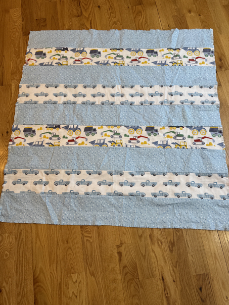 How To Make A Simple Baby Rag Quilt Sewing Pattern - Hands That Bless